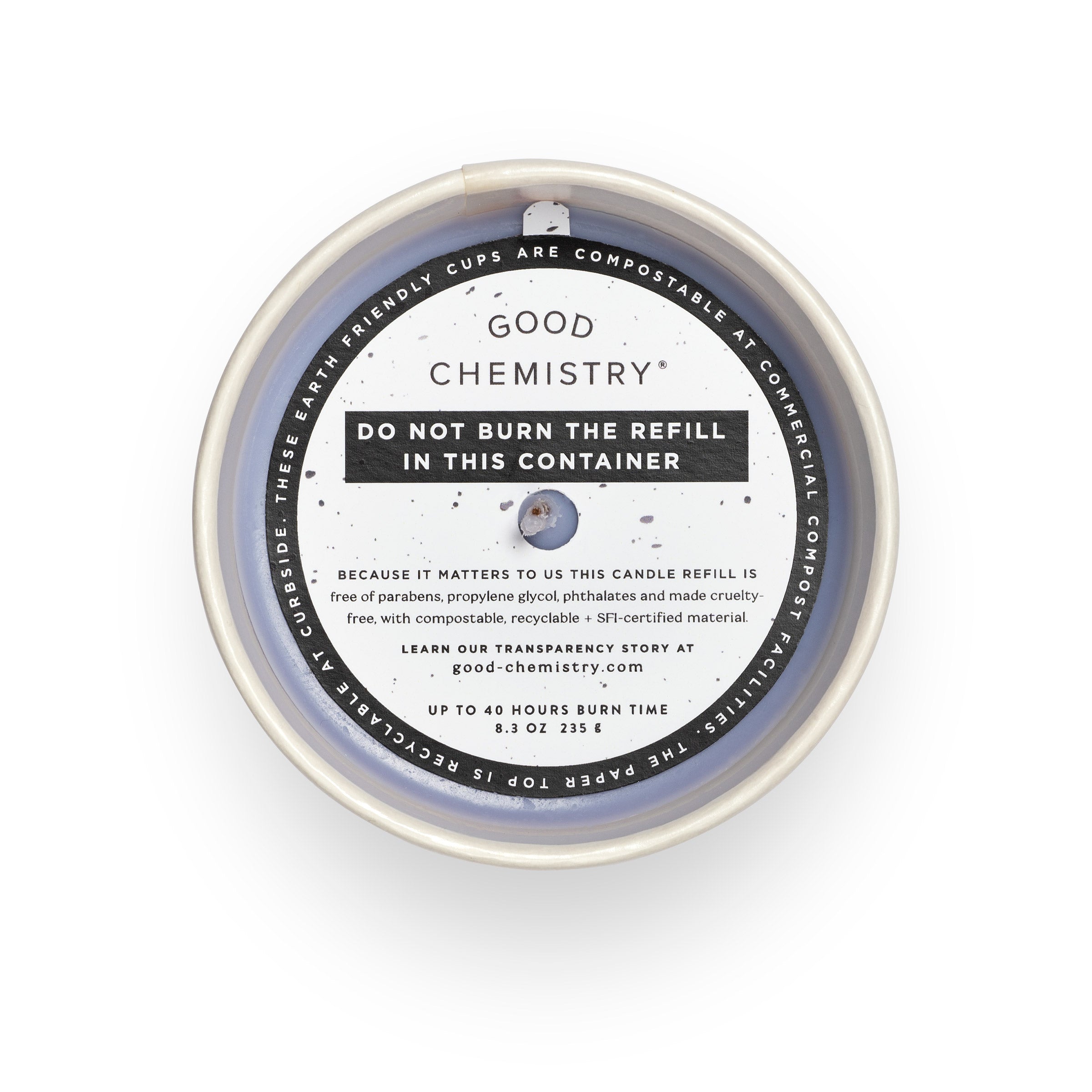 Pomelo + Peace Out Biodegradable Plant-Based Vegan Candle Refill – Good ...